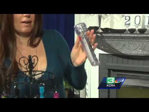 Damsel in Defense shows off high tech self defense devices