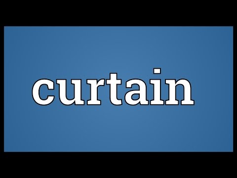 Curtain Meaning