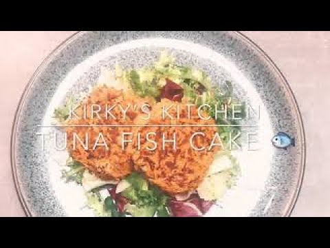 Tuna Fish cake - 4 ingredients + super quick + healthy + high protein + tinned tuna + cheap