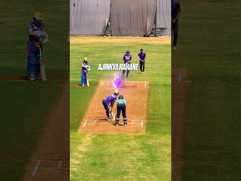 #AjinkyaRahane Trademark π₯ | #AmiKKR | #TATAIPL2025