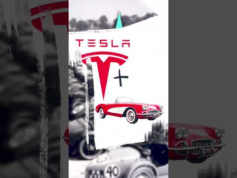 What if the #Tesla logo was vintage? #logos #logodesign #redesign #shorts