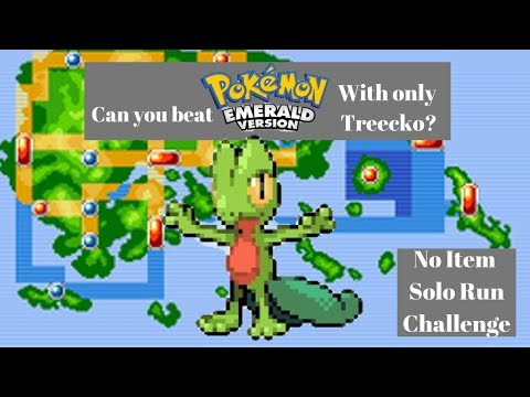 Can you beat Pokemon Emerald with only a Treecko