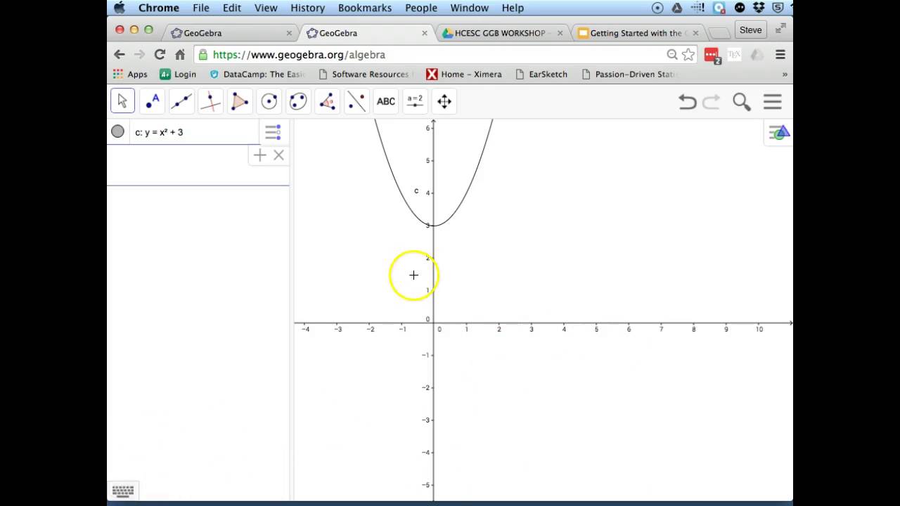 Getting Started with the GeoGebra App