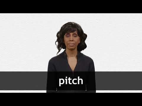 How to pronounce PITCH in American English