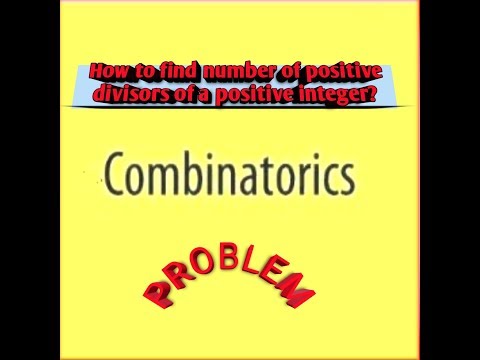 Number of positive divisors of any positive integers?