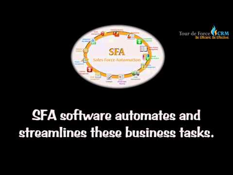 What is the definition of CRM, SFA, and BI?