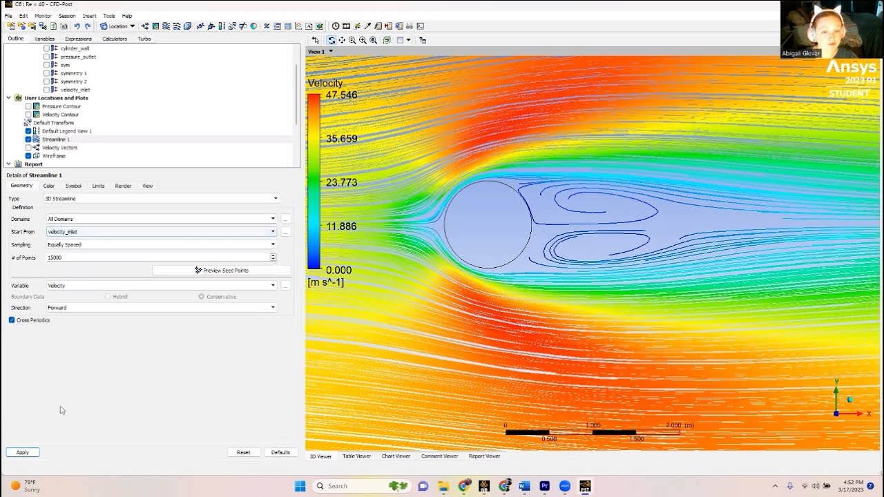 Fluent Project 3 - Fluid Mechanics Spring 2023