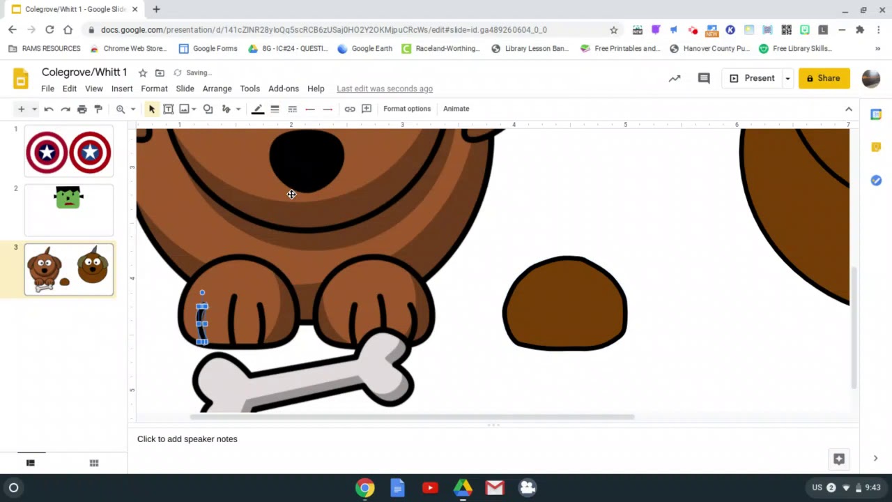 Creating Custom Shapes for Vector Images in Google Slides