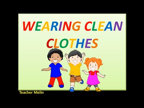 WEARING CLEAN CLOTHES