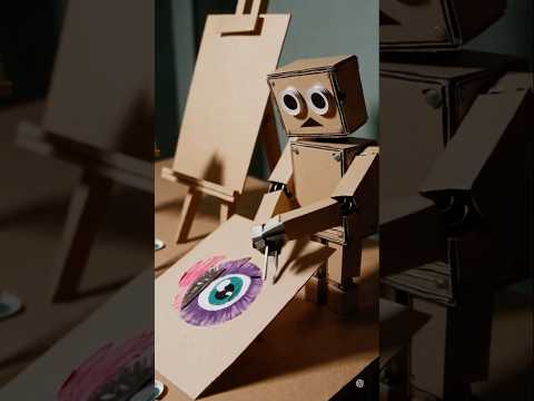 Witness This Art Robot Drawing Self Portrait