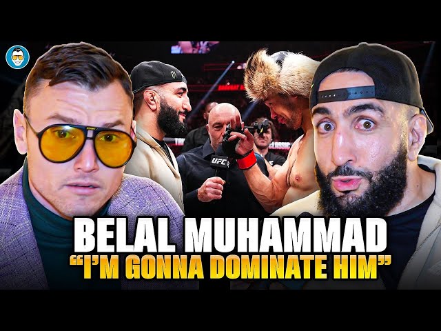 Belal Muhammad breaks down online feud with "moron" Sean Strickland ...