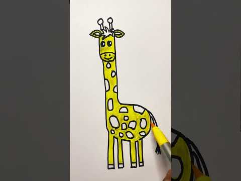 Cute giraffe | cartoon | doodle | art