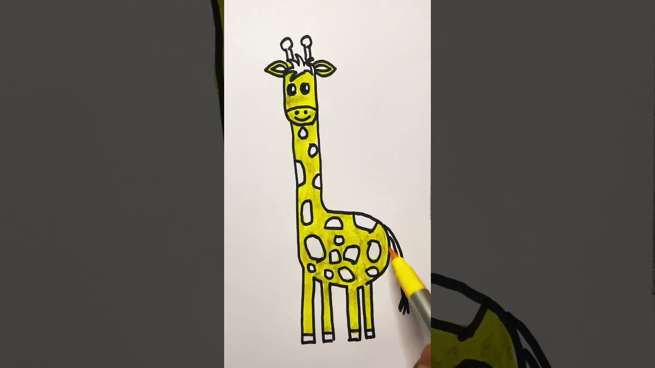 Cute giraffe | cartoon | doodle | art