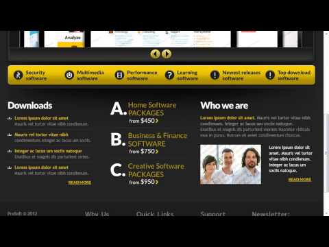 Software Company Website Template