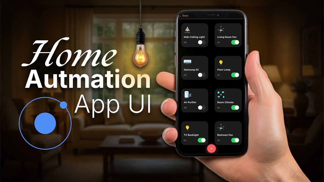 Home Automation App UI with Ionic + Angular + Capacitor | Smart App Design Tutorial