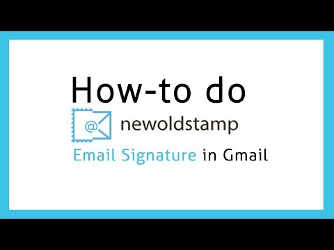 How To Create a Professional Email Signature in NEWOLDSTAMP for Gmail