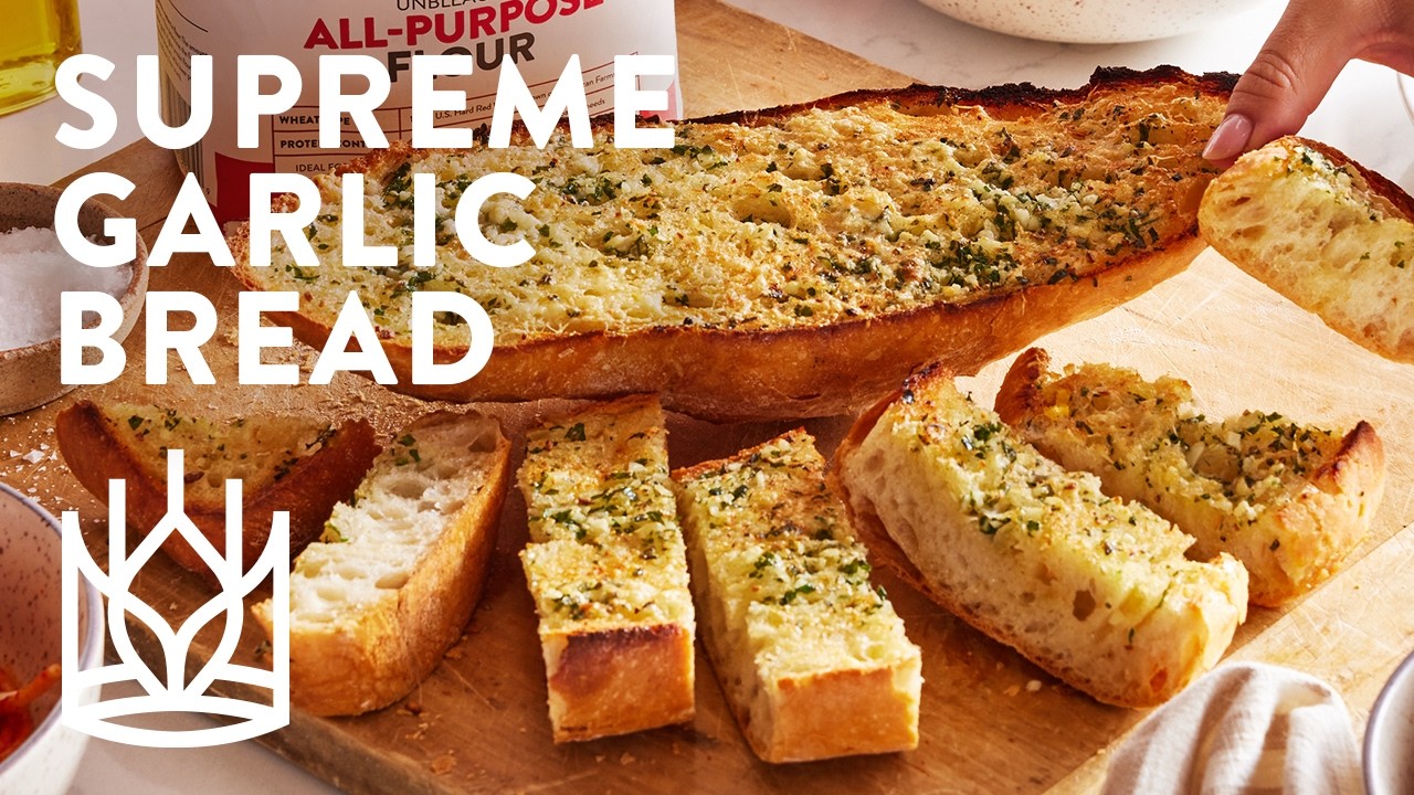 Supreme Garlic Bread is Best with a Homemade Loaf