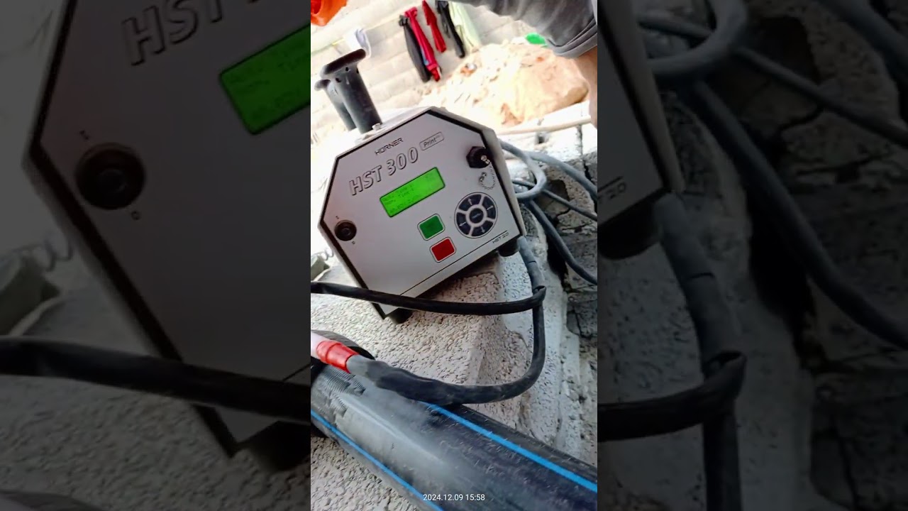 how to welding HDPE pipe