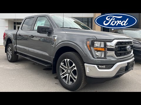 2023 Ford F-150 XLT 301A 3.5L EcoBoost in Carbonized Grey Metallic Walk-Around