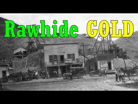 The Old Mining Town Of Rawhide Nevada.