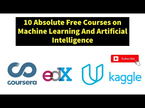 10 Free machine learning and AI courses|| Coursera||edx||stanford university|||Udacity||Free of cost