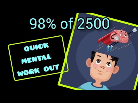 How to calculate 98% of 2500 mentally (in your head) within less than a minute