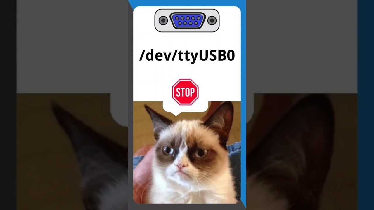 Do not use /dev/ttyUSB to open a serial port! #ُembeddedsystem #serialport