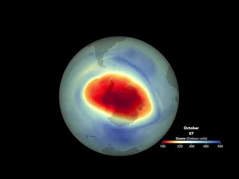 Antarctic Has an Ozone Hole the Size of North America