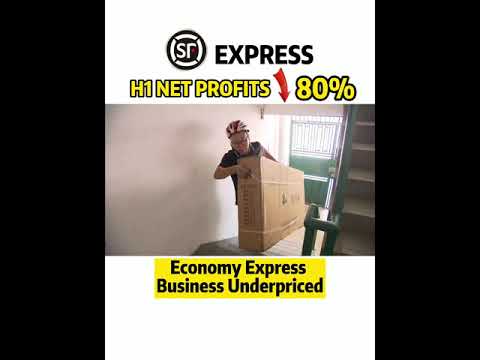 By 80%! Courier giant SF holding’s first half profit slumps #Shorts
