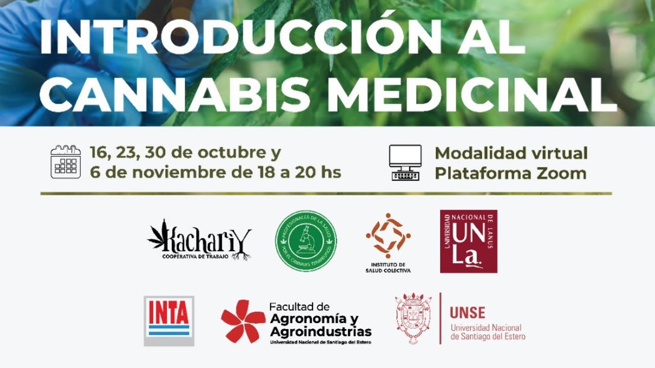 Curso Taller INTRODUCCIÓN AL CANNABIS MEDICINAL - 1º Encuentro