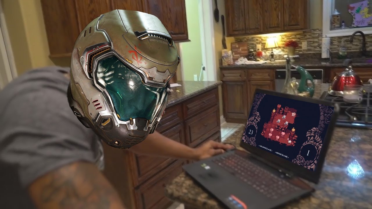 Doomguy plays Helltaker