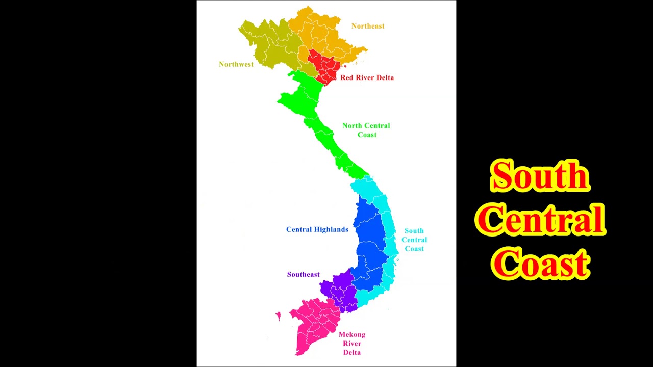 Vietnamese Regions Map