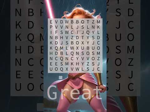 Word search game, find the word Pink