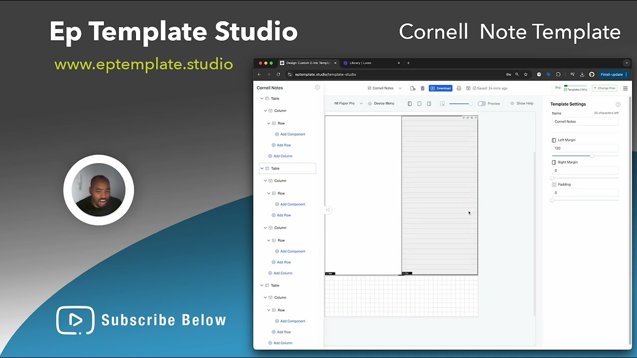 Ep Template Studio - Cornell Note Template