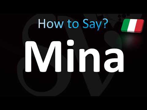How to Pronounce ''Mina Correctly! (Italian)