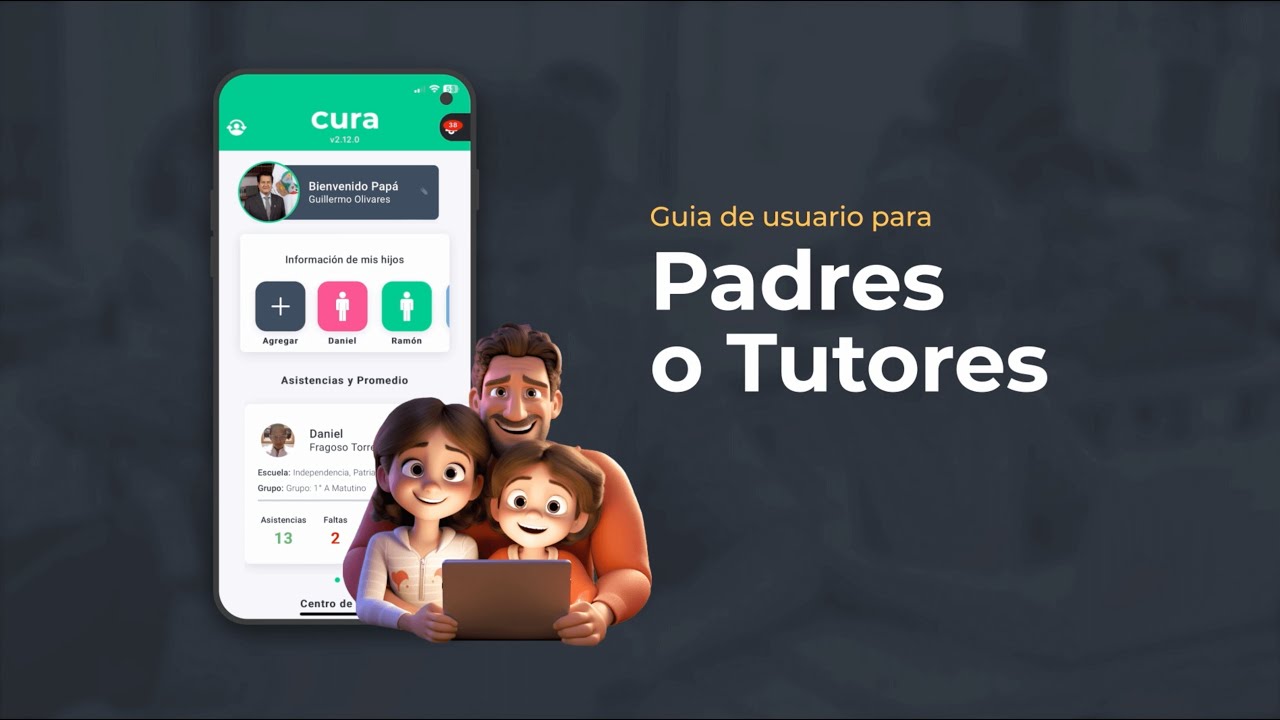 Guía de uso para Padres • app cura