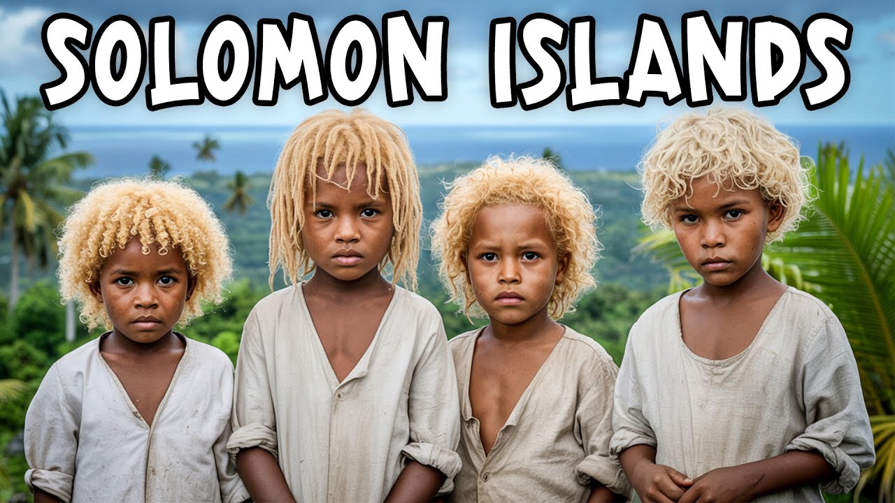 This Island Has Natural Blondes with Dark Skin