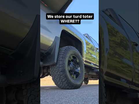 RV Waste Tote Tank Storage Hack