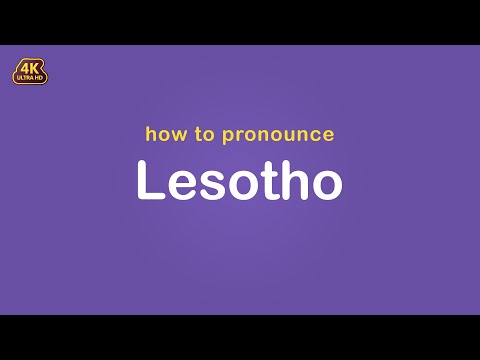 how to pronounce Lesotho 【FIFA】