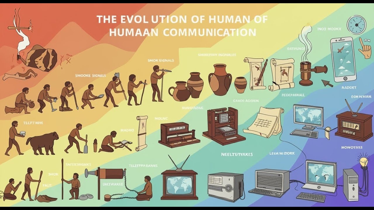 The Evolution of Human Communication 🗣️ From Caves to AI