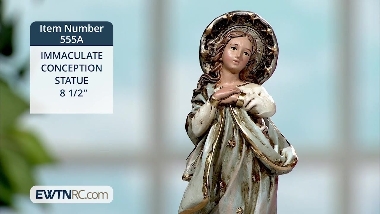 555A_IMMACULATE CONCEPTION STATUE
