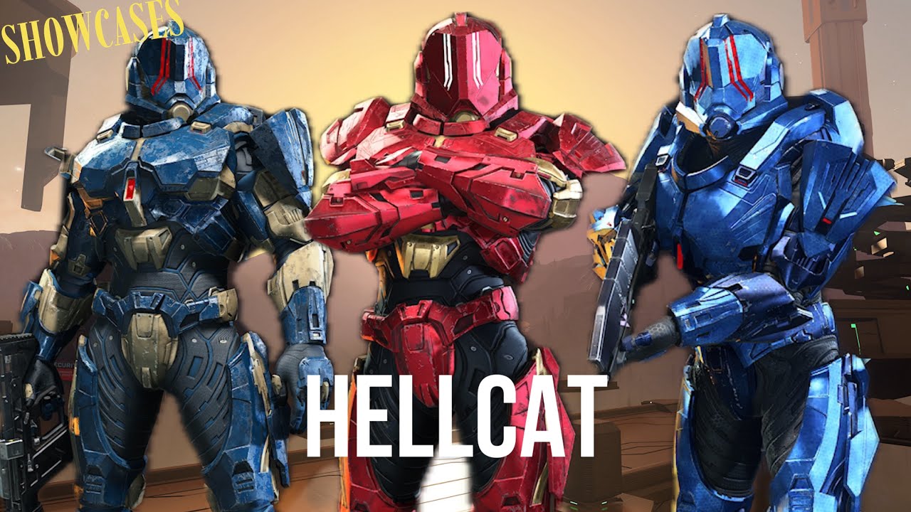 Hellcat on different coatings (Ancient Human) - Halo Infinite