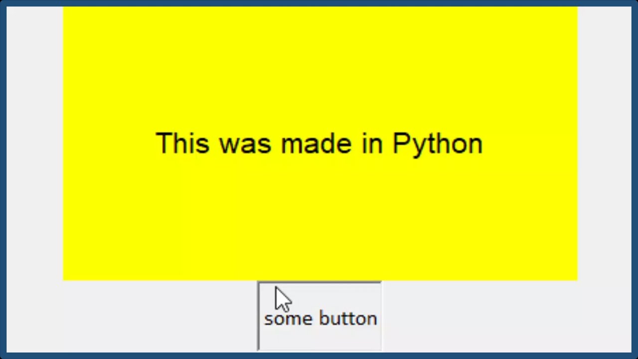 Introduction to Python's TkInter