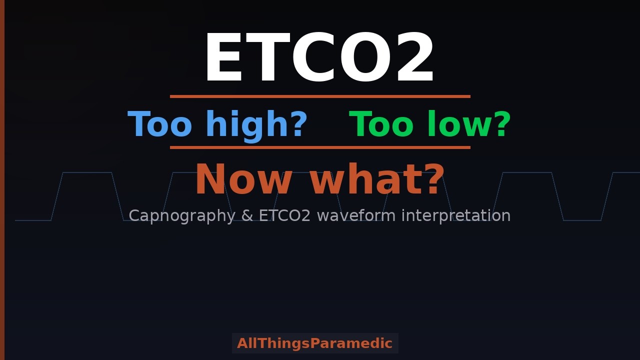 Capnography & ETCO2 Waveform Interpretation | Paramedic Guide