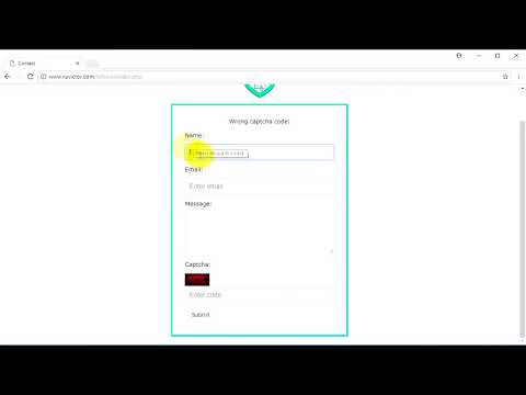 Contact Form with Captcha