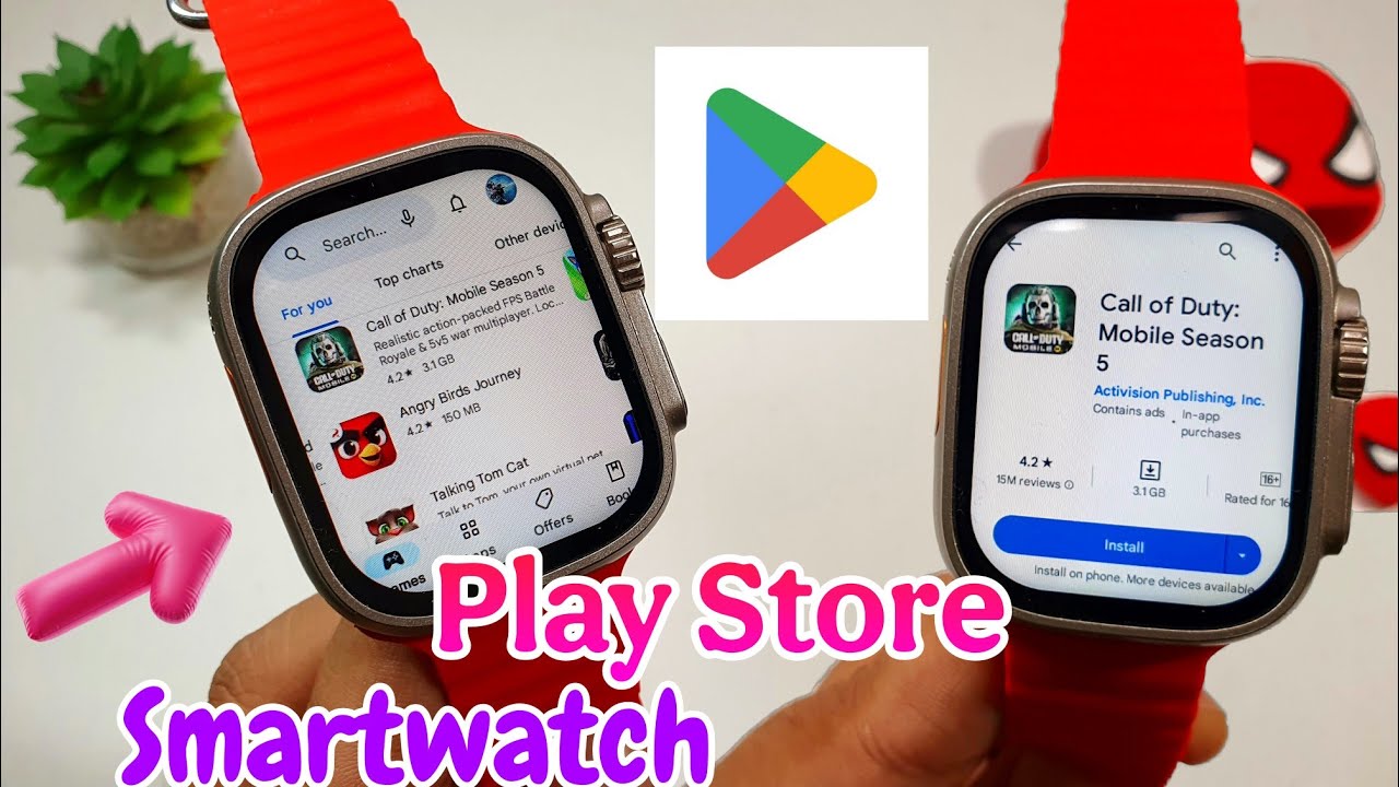 PlayStore In Smartwatch | Playstore in Watch | play store code for Smart Watch