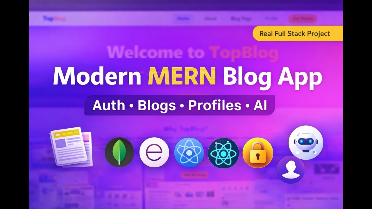 Modern MERN Blog App | Full Stack Project | Auth, Blogs, Profiles & More
