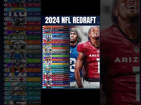 Redrafting the 2024 NFL Draft. It was stacked 🤯 #nfldraft #nfl #redraft #foryou #shorts #football
