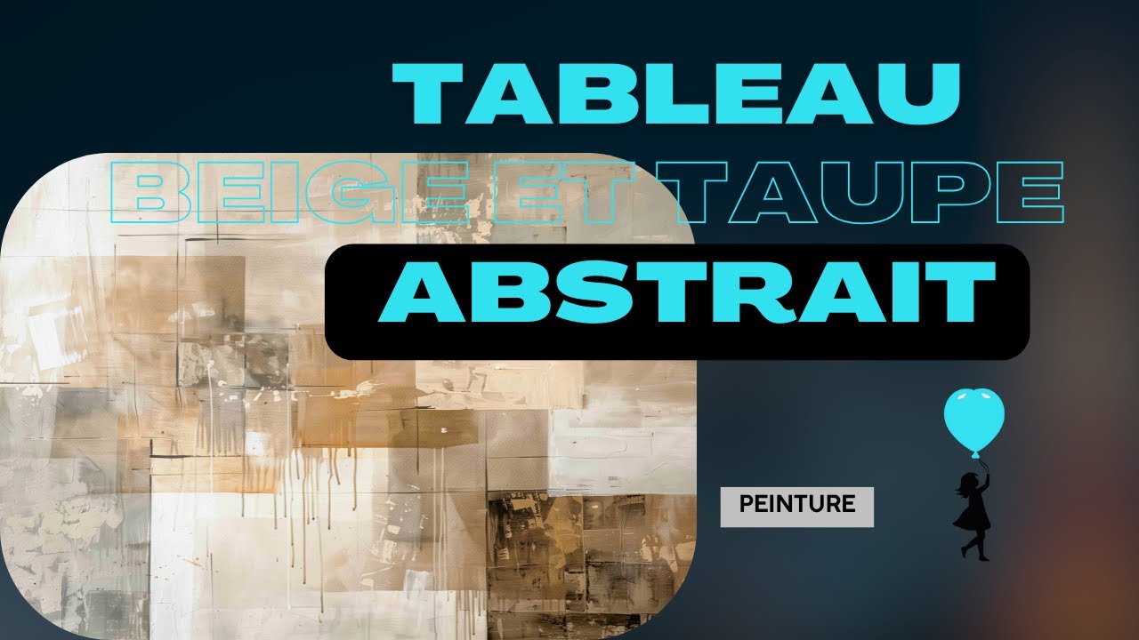 Tableau Beige et Taupe Abstrait | Élégance et Sérénité pour Votre Intérieur