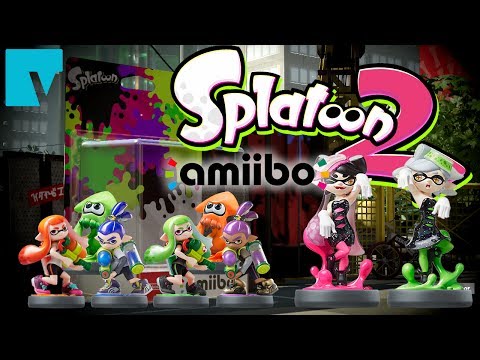 Splatoon 2 - amiibo functionality! (Inkling Girl, Boy, Squid and Squid Sisters)